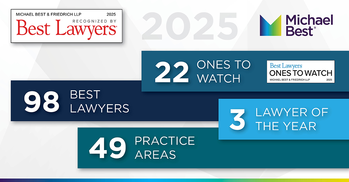 Ninety-Eight Michael Best Attorneys Earn Recognition in The Best Lawyers in America 2025 List ...
